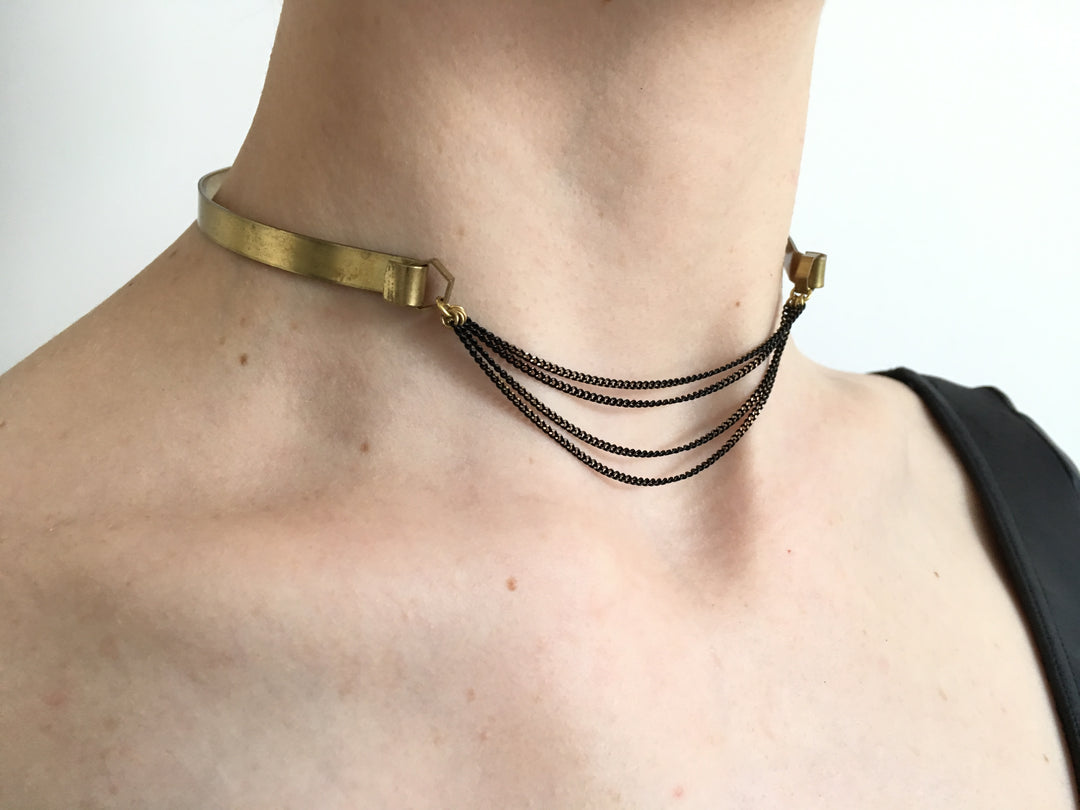 VIXEN Hanging Chain Collar | alternative jewelry – lordviolet